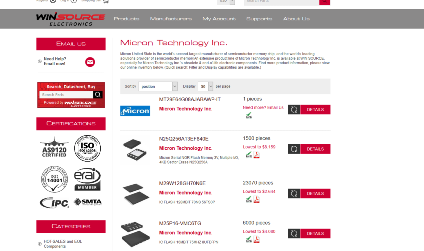 Screenshot_2019-11-09 Micron Technology Inc Electronic Components ...