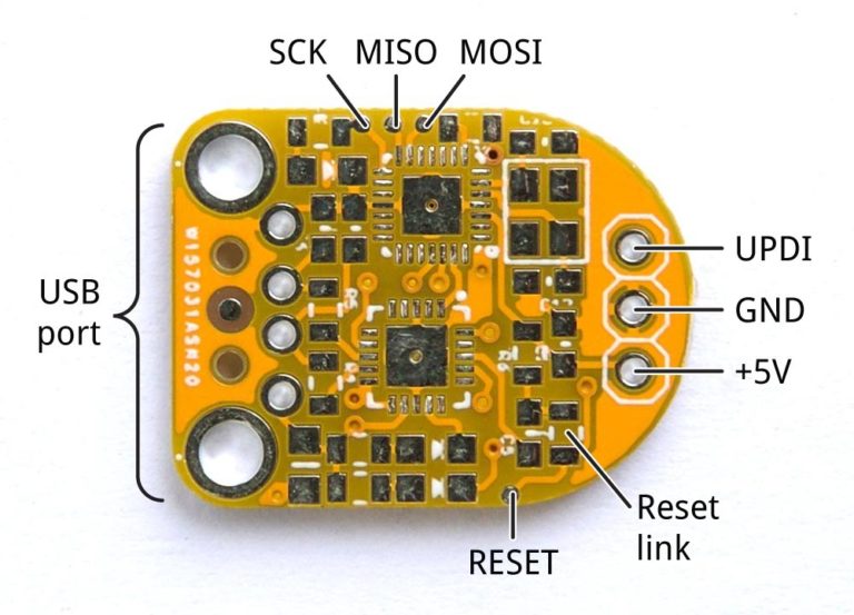 Program ATtiny 0-Series Chips with a Miniature UPDI Dongle ...