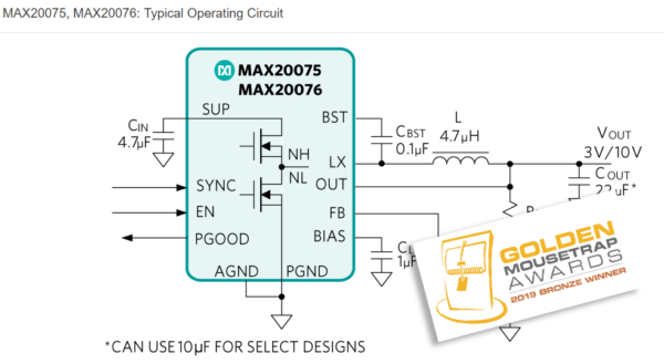 MAX20075 Mini Buck Converter - Electronics-Lab