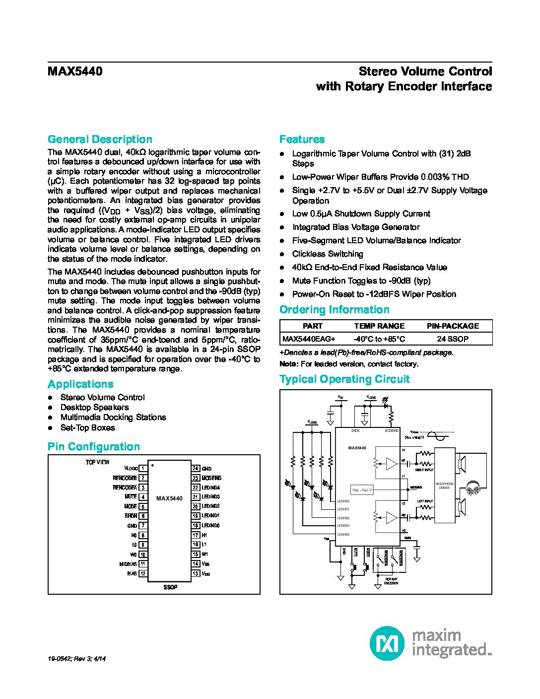 MAX5440 - Electronics-Lab.com