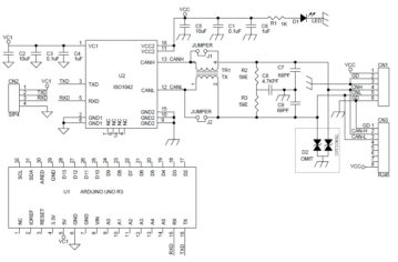 Isolated CAN BUS Transceiver Arduino Shield - Electronics-Lab