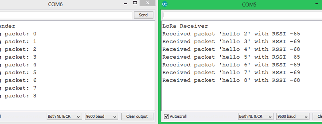 Lora Wireless Communication With Arduino Electronics