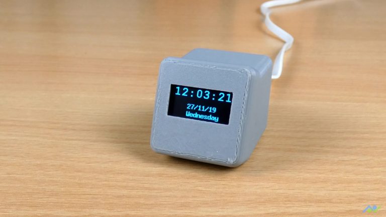 Network Clock Using Esp8266 And Oled Display Electronics