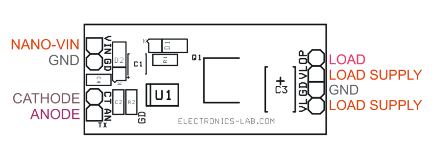 Isolated Gate MOSFET Driver Based DC Motor and Solenoid Driver Arduino ...