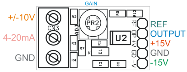 4-20mA / ±10V Analog Input Module for PLC - Electronics-Lab