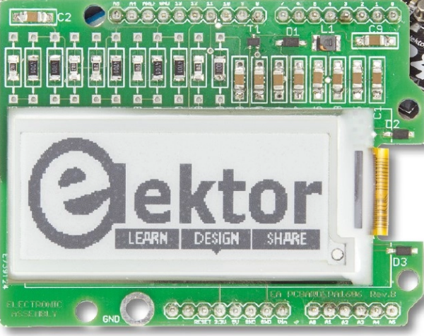 Free Back Article Using E paper with the Arduino Elektor Magazine ...