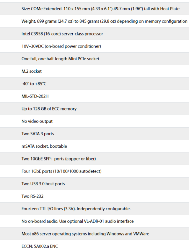 Grizzly ESU 5070 Rugged Embedded Server Unit Versalogic - Electronics ...