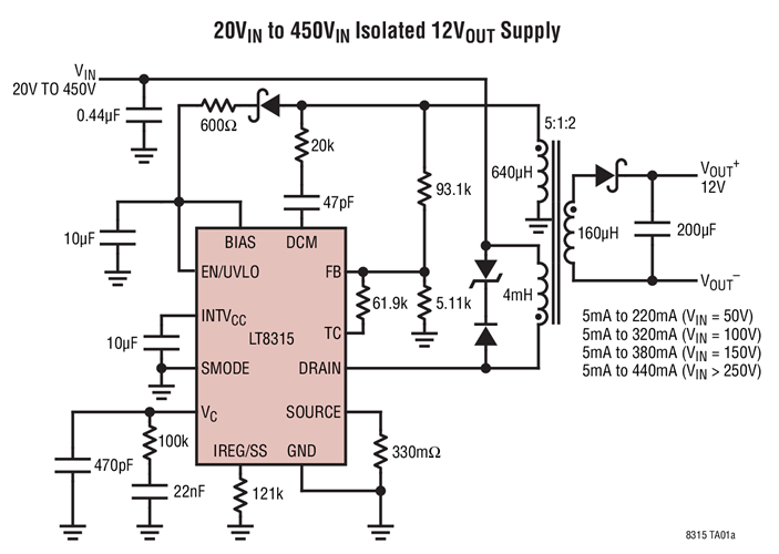 Single IC can produce isolated or non-isolated ±12V outputs ... Single IC can produce isolated or non-isolated ±12V outputs ...