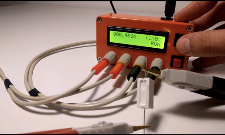 Arduino based Milliohm Meter with LCD display - Electronics-Lab