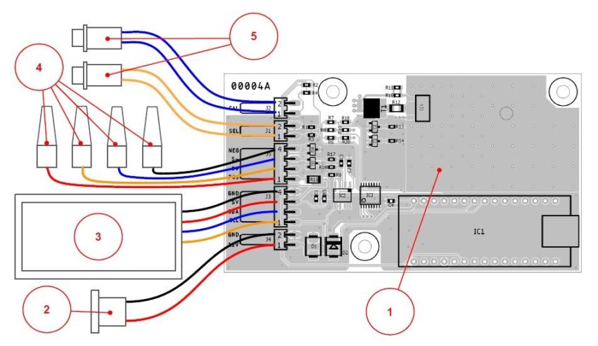 Arduino based Milliohm Meter with LCD display - Electronics-Lab