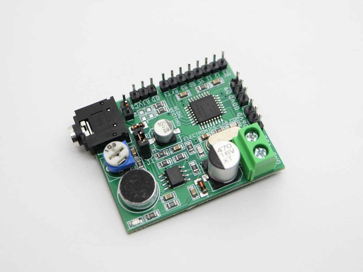 Sound to RC Servo Driver v2.0 - Arduino Compatible - Electronics-Lab