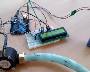 Arduino-Water-Flow-Sensor-Working - Electronics-Lab.com