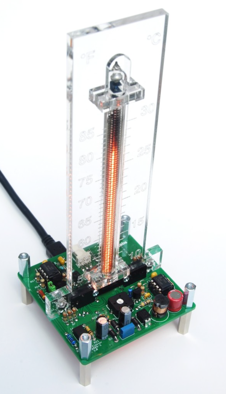 Free Elektor Article: Nixie Bargraph Thermometer - Electronics-Lab