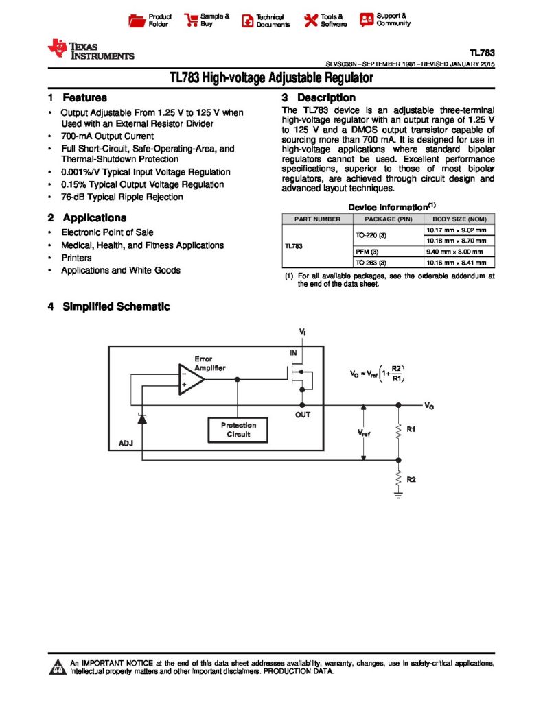 tl783 - Electronics-Lab.com