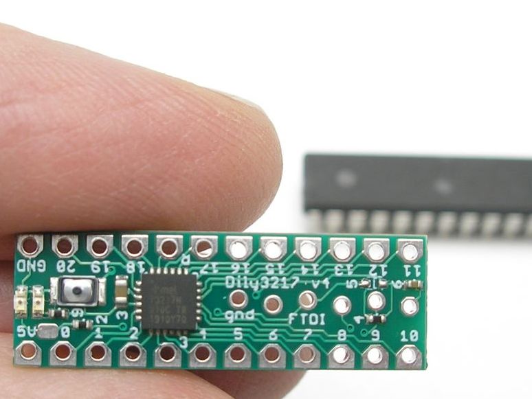 Already Compact Arduino Nano Scaled-Down Into a Breadboard Friendly ...