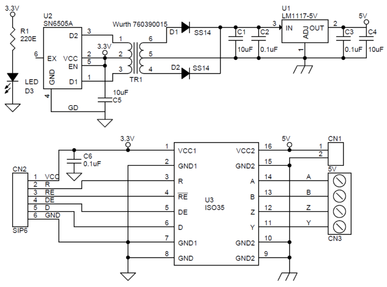 Isolated Full-Duplex RS-485 Transceivers - Electronics-Lab