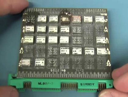 A circuit board from the Saturn V rocket, reverse-engineered and ...