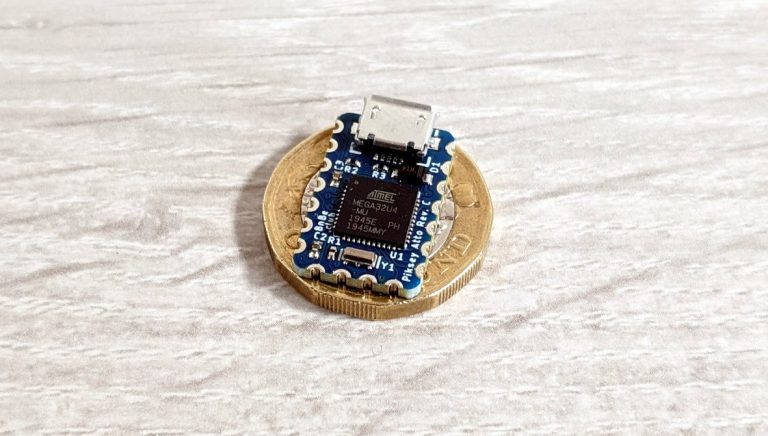 Piskey Atto is a Tiny Arduino Compatible Board with USB - Electronics-Lab