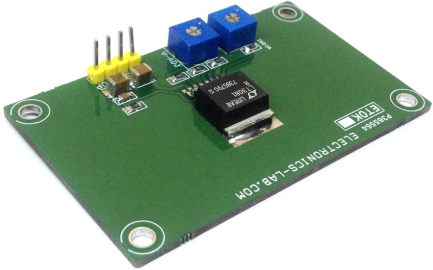 0-6V @ 1.5A Adjustable Power Supply With Current Limit using LT3081 ...