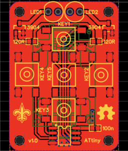 TinyRemote Control implements NEC protocol with Attiny13 - Electronics-Lab