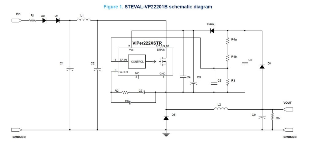 Evaluation Board Implements A 5 V 1 8 W Isolated Flyback Converter