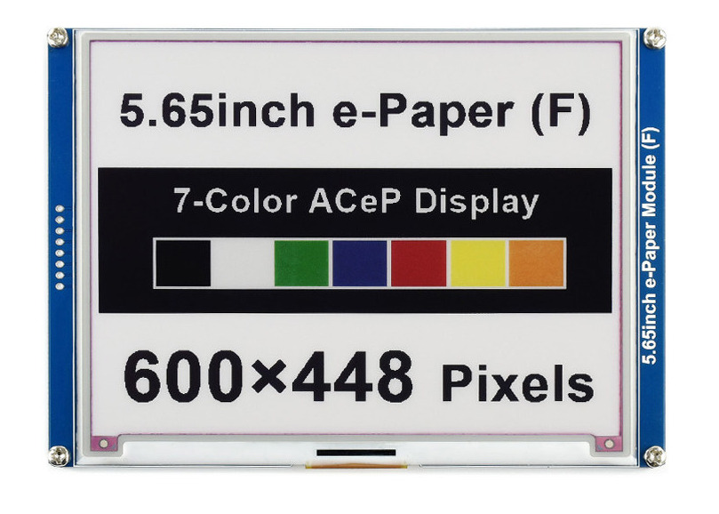 Meet the New Affordable Multi-Color E-Paper Display from Waveshare ...