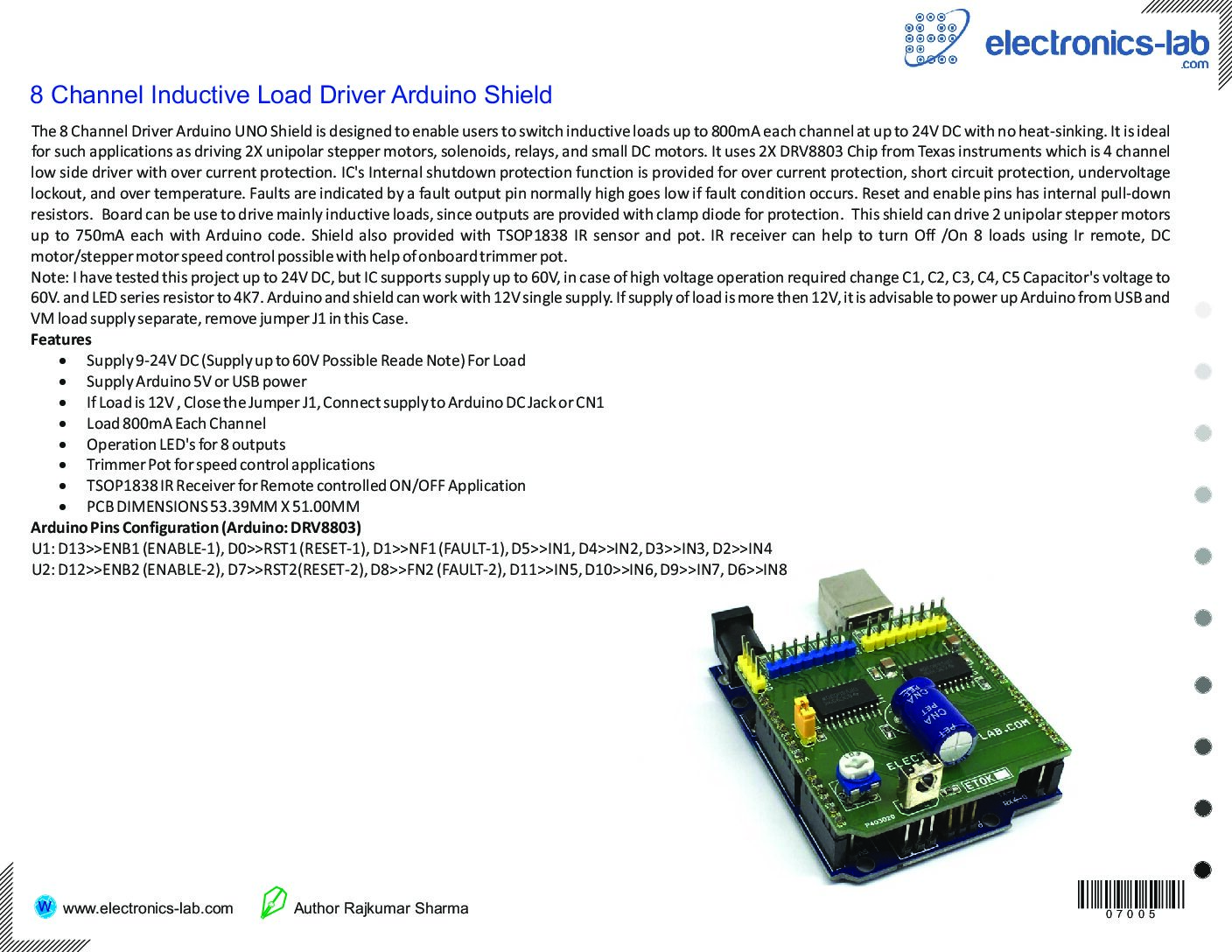 Arduino Relay Inductive Load at Sophie Peters blog