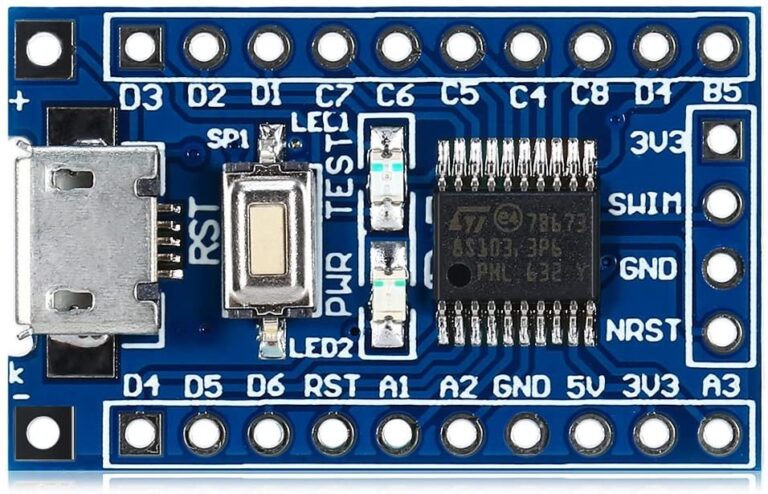 Getting Started With Stm8s Using Stvd And Cosmic C Compiler Electronics Lab