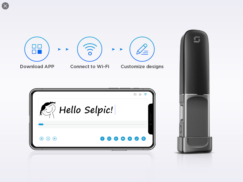 Selpic P1 - Hands on review of the smallest Portable Handheld Printer ...