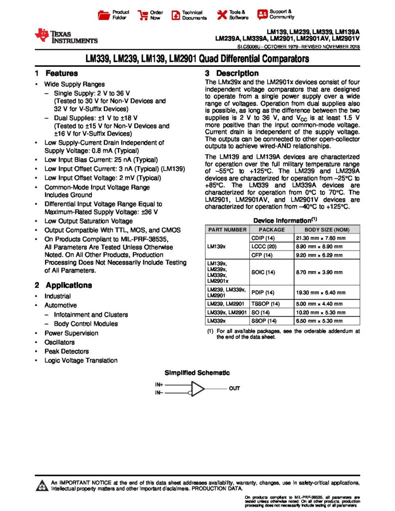 lm2901 - Electronics-Lab.com