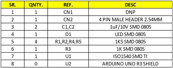 Optically Isolated Bidirectional I2C Shield For Arduino - Electronics-Lab