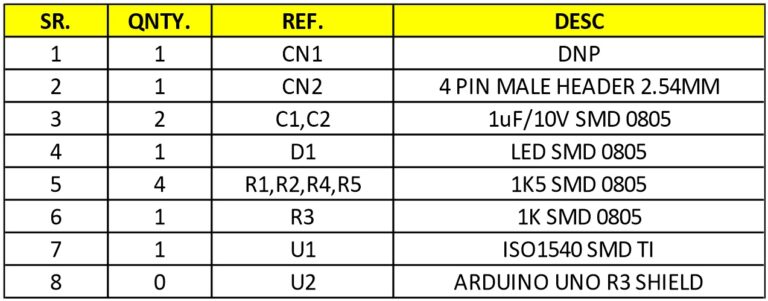 Optically Isolated Bidirectional I2C Shield For Arduino - Electronics-Lab