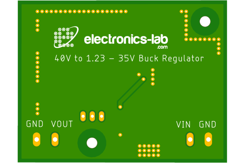 1.2V to 35V @ 3A Adjustable Step-down Regulator using LM2596 ...