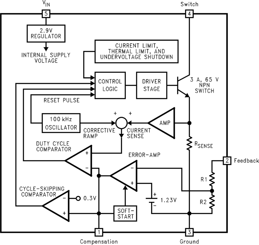 12V to 24V @ 1A Step-up switching regulator using LM2585 - Electronics-Lab