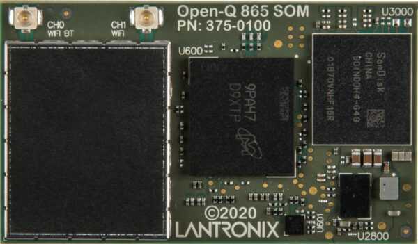 Lantronix Announces Ultra-Compact Open-Q 865XR System on Module (SOM) to Power IoT - Electronics-Lab