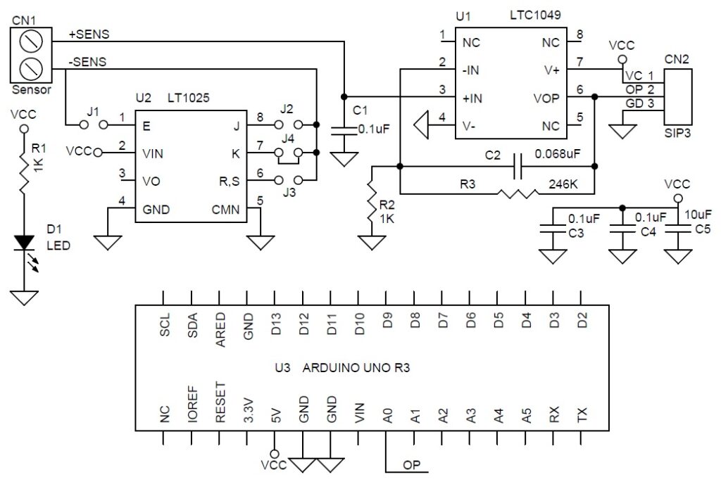 Type K Thermocouple Sensor Amplifier Arduino Shield Electronics Lab