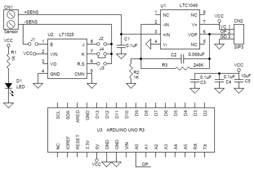Type K Thermocouple Sensor Amplifier Arduino Shield - Electronics-Lab