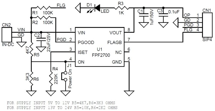 1A Over Current Protection Load Switch - Electronics-Lab