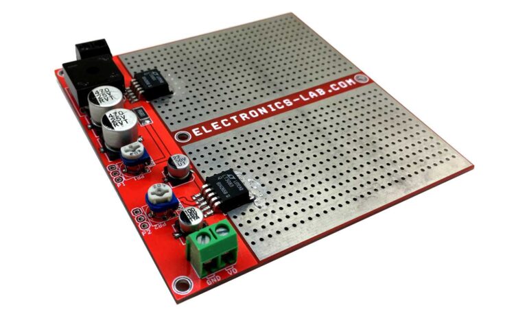 0 to 10 V Adjustable Lab Power Supply with Current Control ...