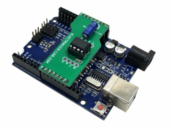 Attiny85 8-pin Arduino Programming Shield - Electronics-Lab