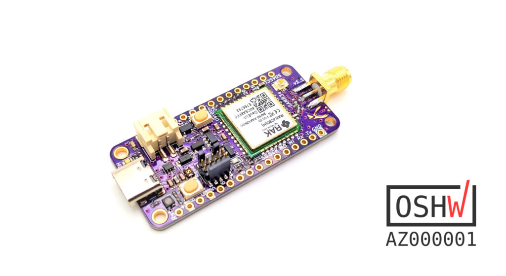 Penguino Feather 4260 SAMR34 based LoRa Dev-Board Features RAK4260 module - Electronics-Lab