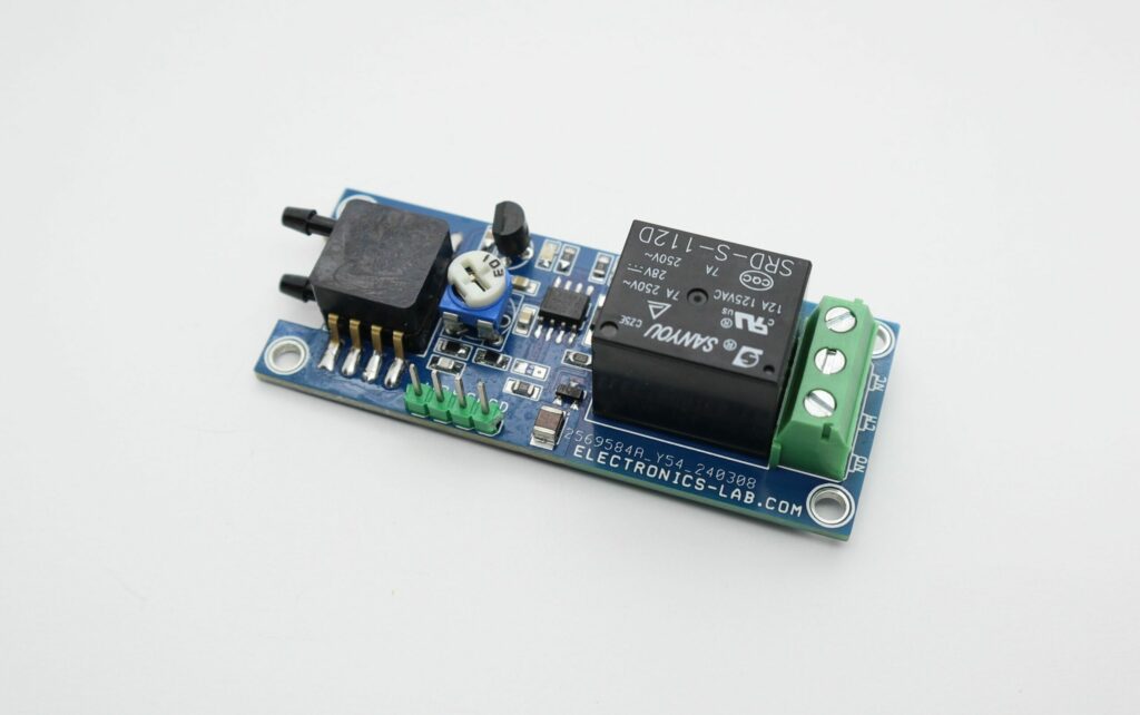 Liquid or Air Pressure Switch with Relay - Electronics-Lab