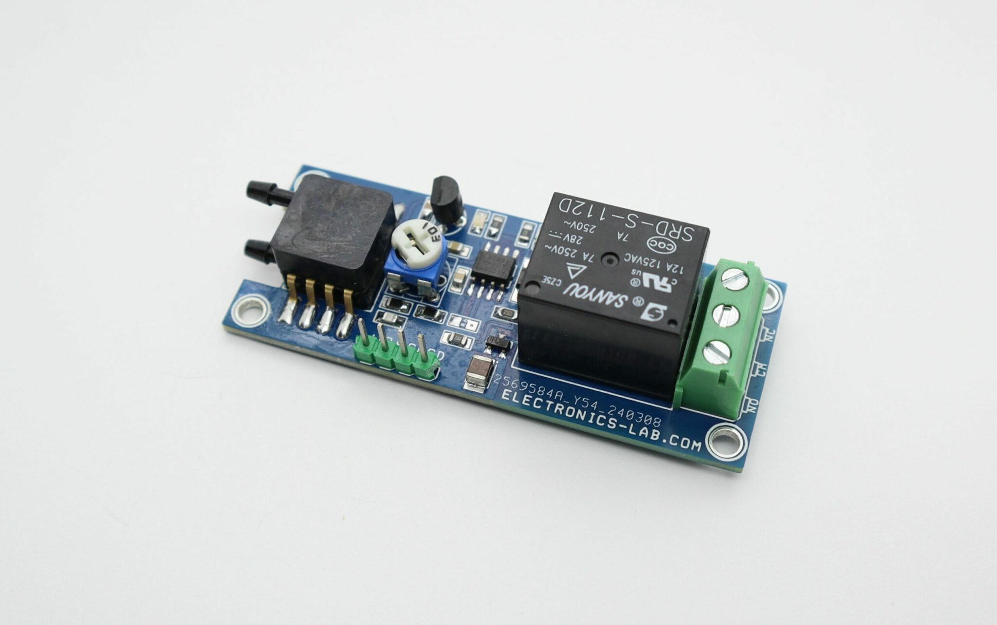 Liquid or Air Pressure Switch with Relay - Electronics-Lab