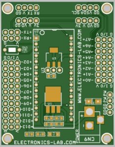 Expansion Shield - Breakout Board for Arduino Nano - Electronics-Lab