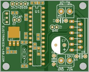 Brushed DC Motor Controller Using Infra-Red Remote - Electronics-Lab