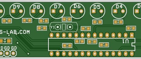 PCB GERB TOP - Electronics-Lab.com