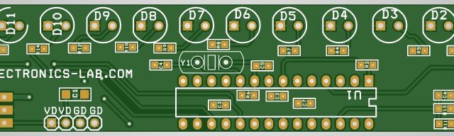 PCB GERB TOP - Electronics-Lab.com