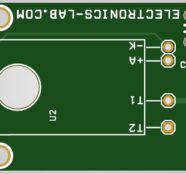 PCB GERB TOP - Electronics-Lab.com