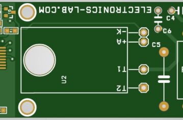 PCB GERB TOP - Electronics-Lab.com