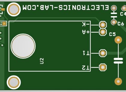 PCB GERB TOP - Electronics-Lab.com